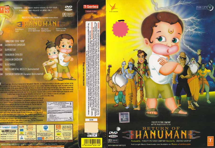 Description - Return Of Hanuman Dvd