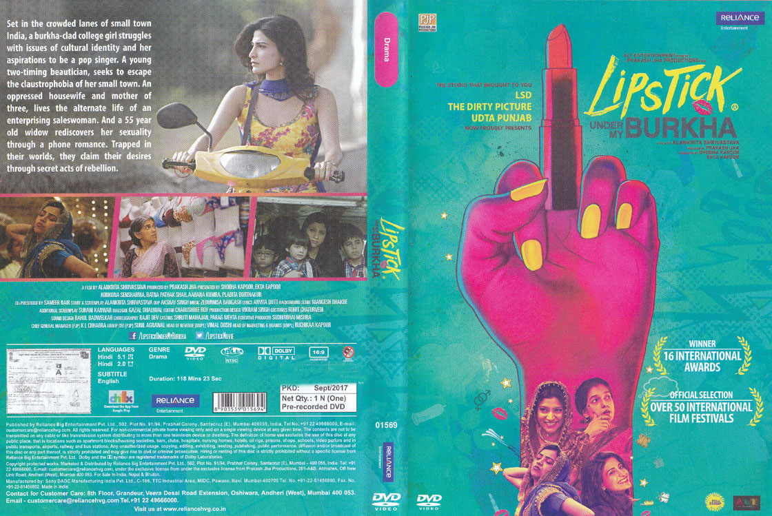 Description Lipstick Under My Burkha Hindi Dvd